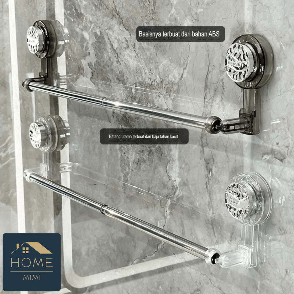 Jual Jemuran handuk Lipat Sebaguna / Jamuran handuk 50-100 cm / Jemuran ...