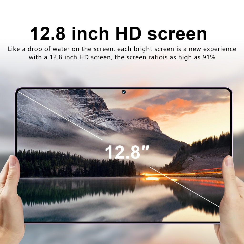 Jual Tablet Android S13 Layar besar 12,8 inch, 16GB+1024GB 5G Dual SIM ...