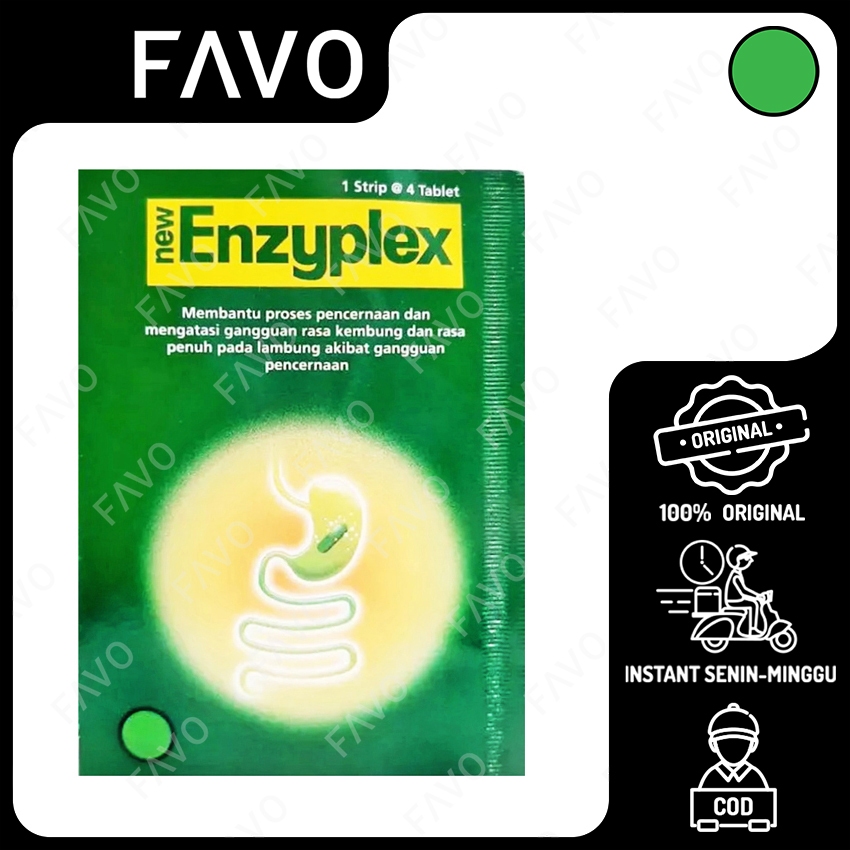 Jual New Enzyplex Obat Lambung - 4 Tablet | Shopee Indonesia