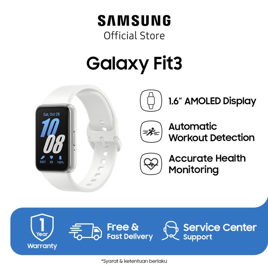 Jual Samsung Galaxy Fit3 Smartwatch | 16MB 256MB | Sensor & Health ...