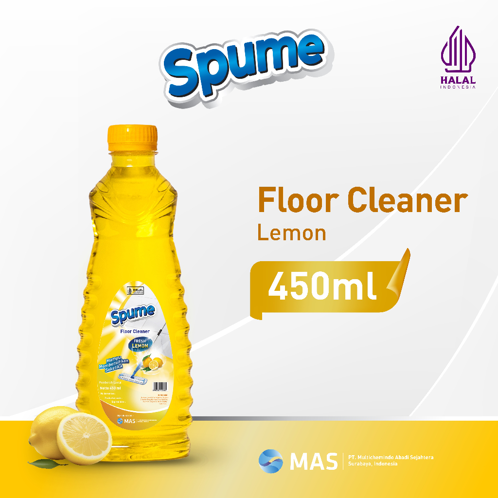 Jual Spume floor cleaner Fresh Lemon Sabun pel lantai pembersih lantai ...