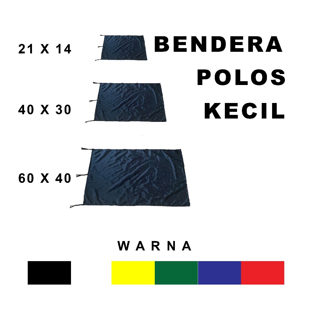 Jual BENDERA POLOS KECIL BERBAGAI WARNA | Shopee Indonesia