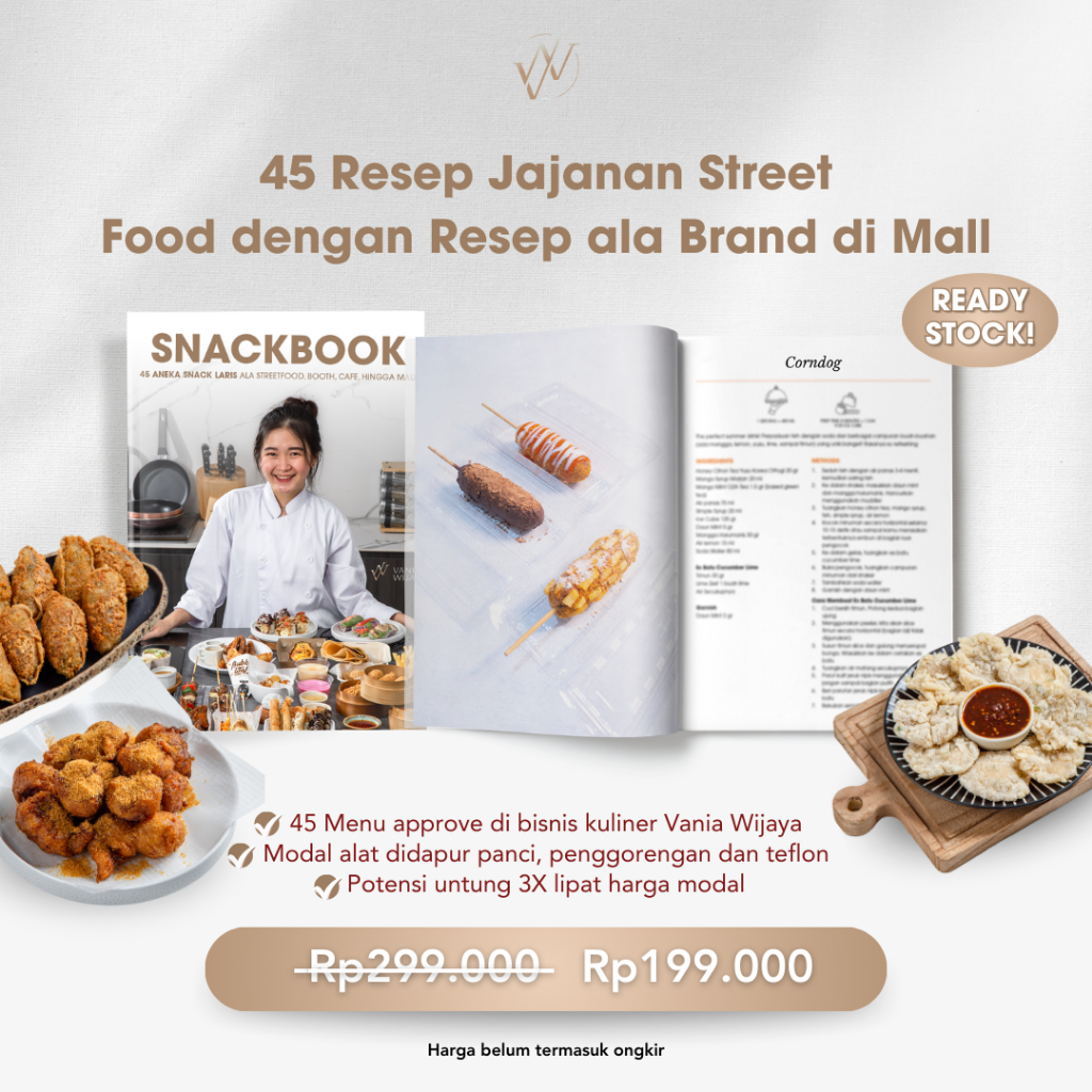 Jual Buku 45 Resep Jajanan & Cemilan dengan Resep ala Brand Mall by ...
