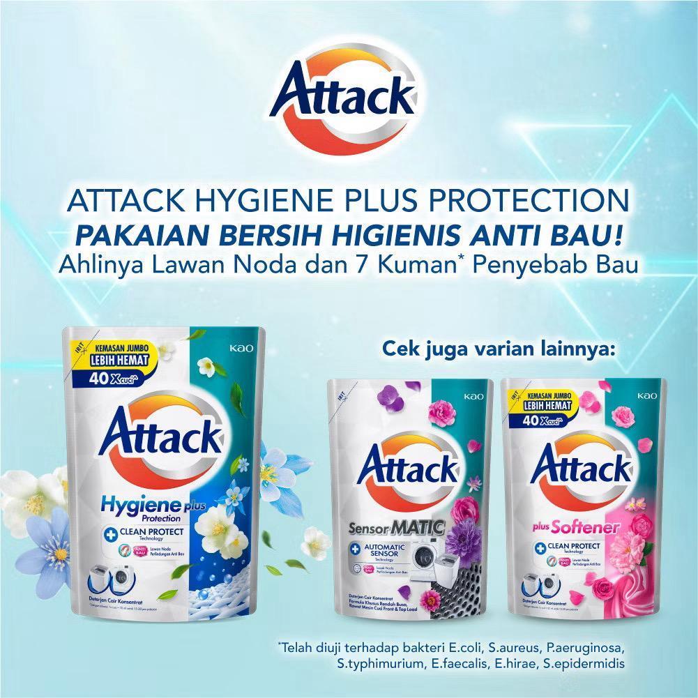 Jual Attack Plus Softener Deterjen Cair Semua Jenis Mesin Cuci 1200 mL / Sabun Cuci Premium ...