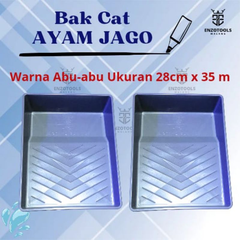 Jual Bak Cat Baki Cat Kuas Rol Abu-abu AYAM JAGO | Shopee Indonesia