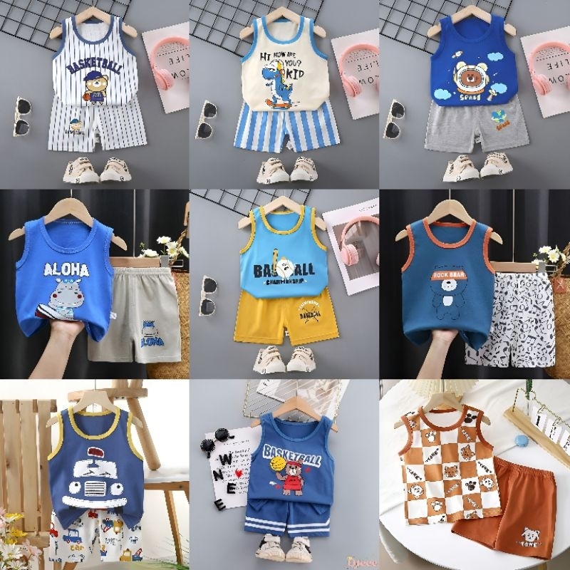 Jual SETELAN SINGLET ANAK ANAK PREMIUM/SINGLET ANAK ANAK PREMIUM ...