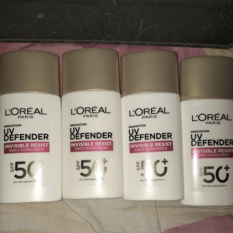 Jual LOREAL UV DEFENDER INVISIBLE RESIST DAILY SUNCREEN SPF50(TANPA DUS ...