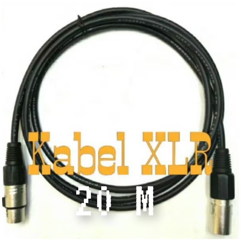 Jual Kabel XLR Lighting Lampu 20M | Shopee Indonesia
