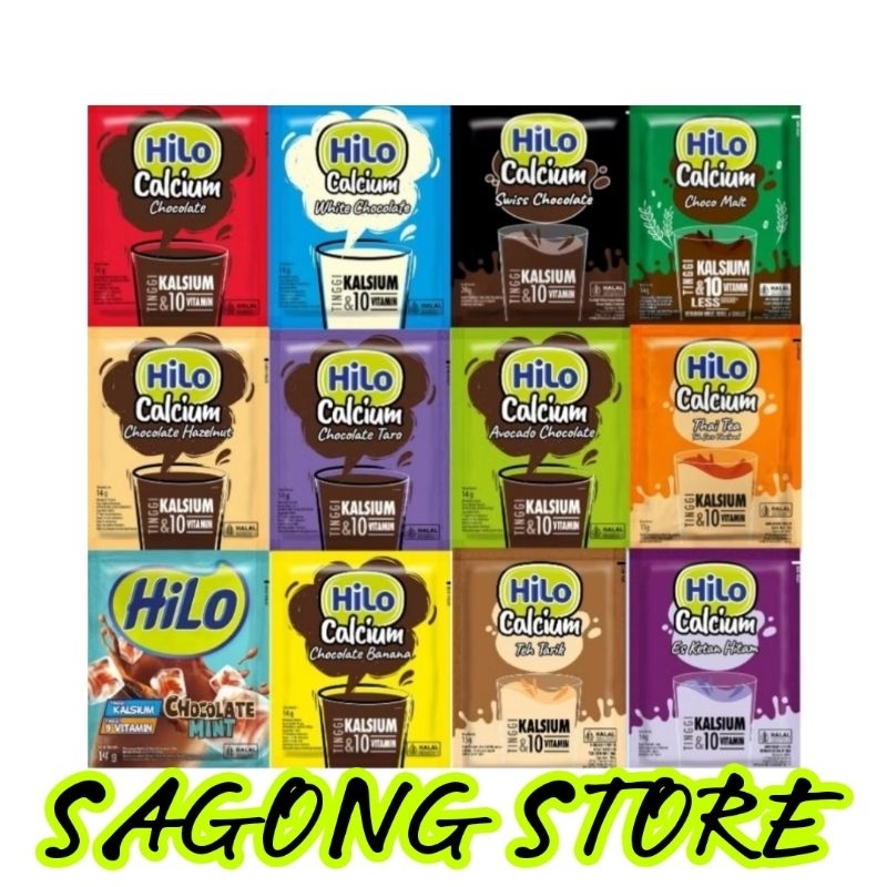 Jual Hilo Polos susu tinggi kalsium 1 renceng isi 10 sachet | Shopee ...