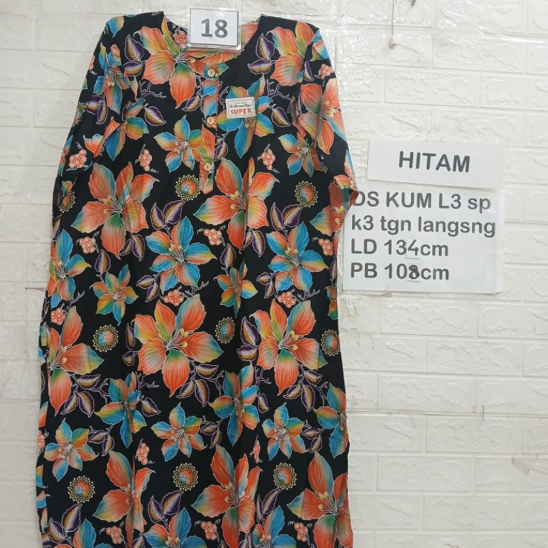 Jual DS KUM sp L3 Daster batik Kencana Ungu asli super Label Merah ...