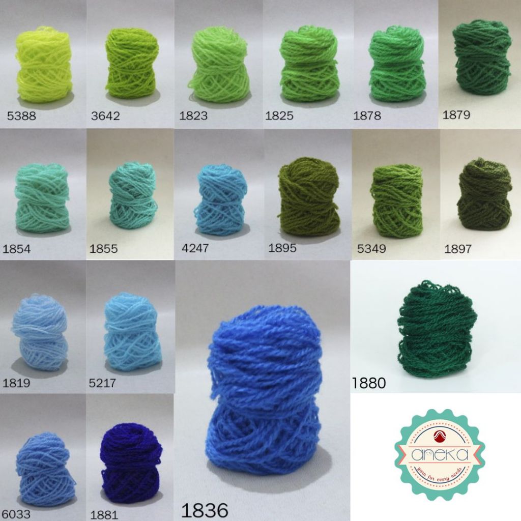 Jual KATALOG - Benang Rajut Wool / Wol / Siet Yarn SATUAN - PART 1 ...