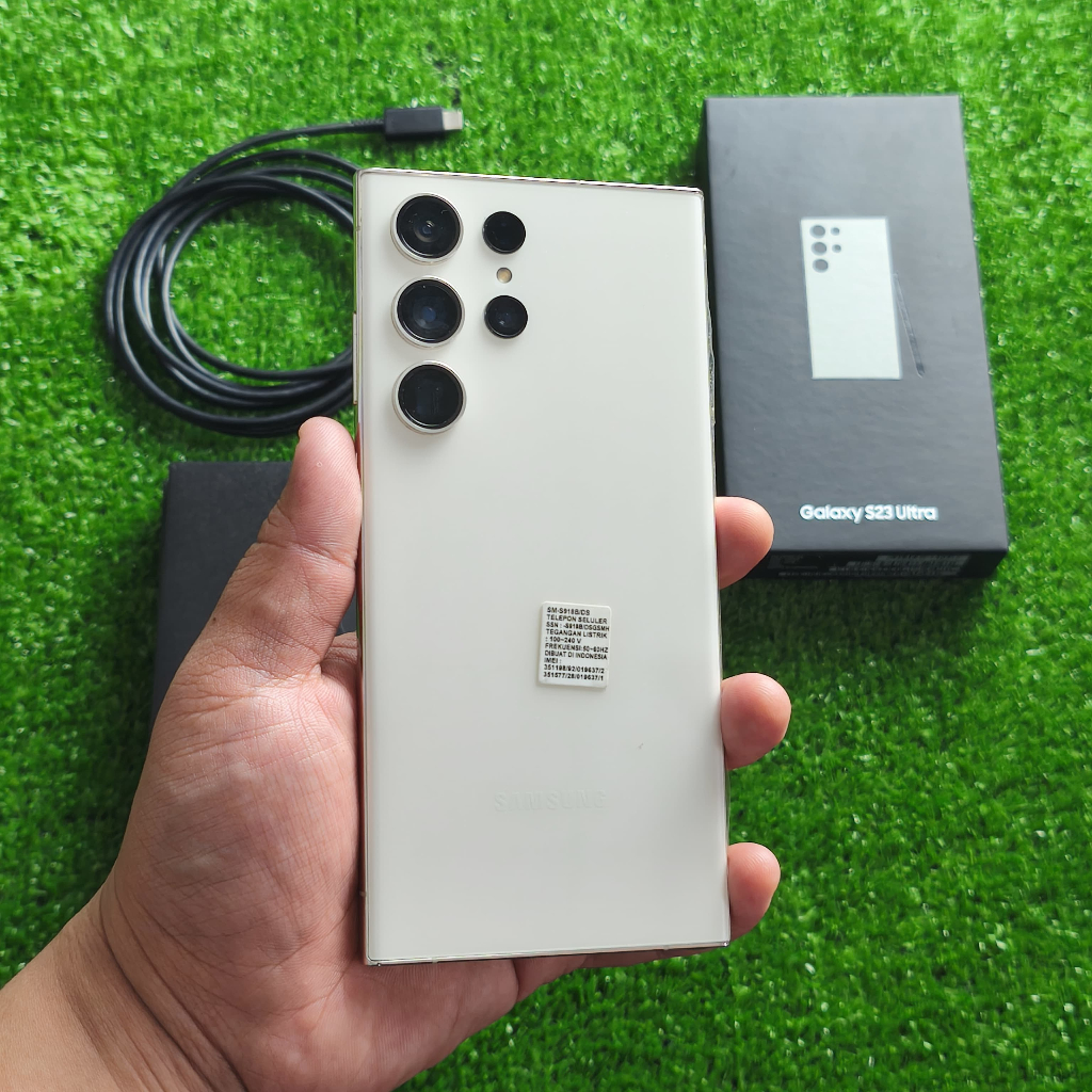 Jual Samsung Galaxy S23 Ultra 12/256Gb Cream Ex Resmi SEIN Kondisi 98% ...