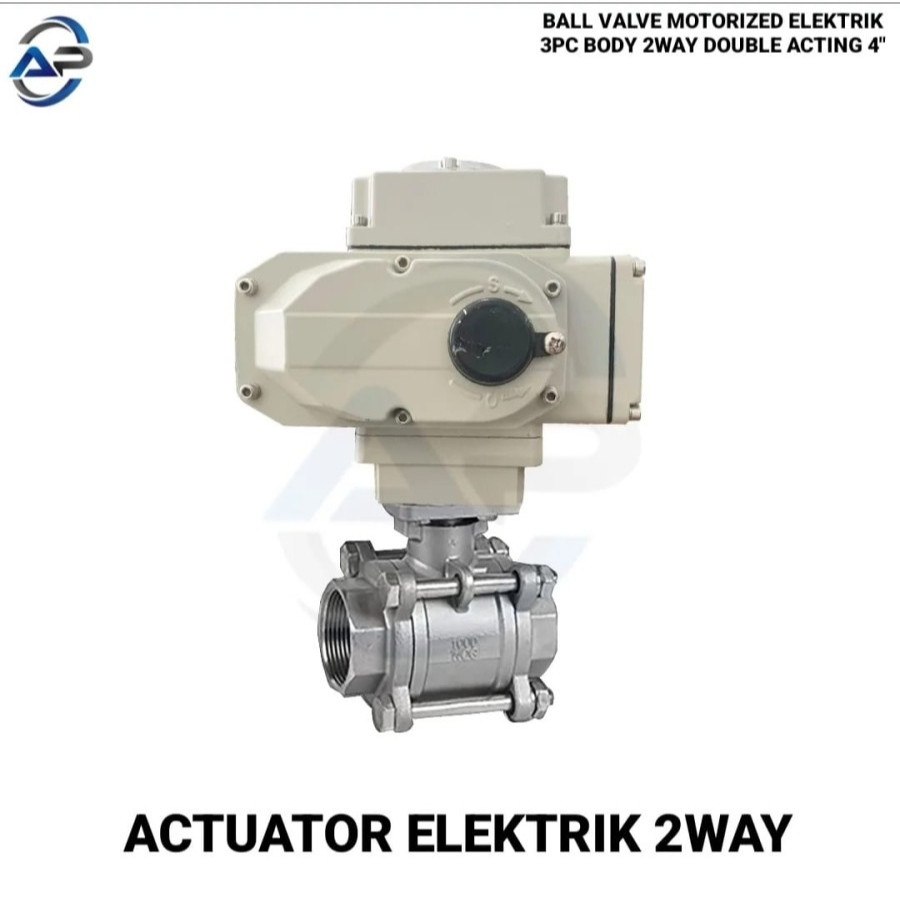 Jual Motorized Electric Actuator On Off Ball Valve 3PC Body Size 4 Inch | Shopee Indonesia