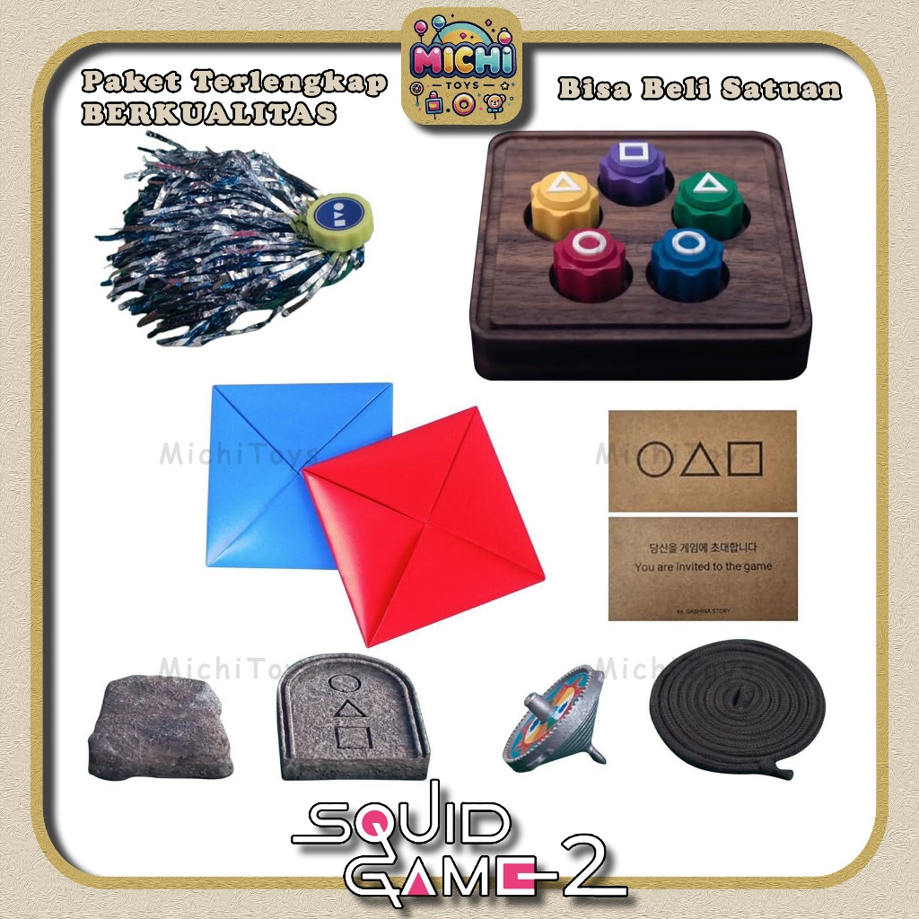 Jual [READY] SQUID G4ME 2 - Korean Gonggi Dice | PREMIUM & SOLID ...