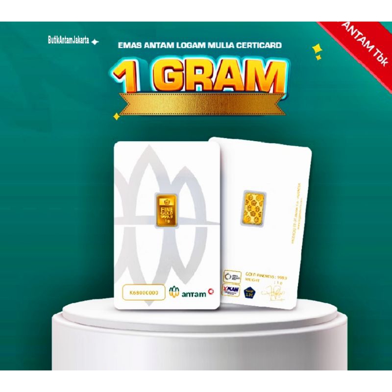 Jual LM EMAS ANTAM 1 Gram, LOGAM MULIA TERBARU | Shopee Indonesia