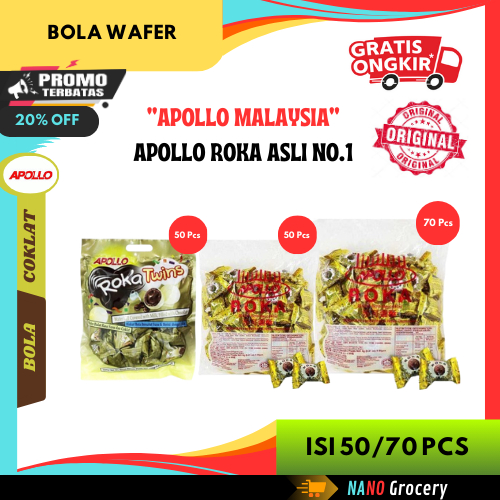 Jual Apollo Roka Wafer Ball | Bola Wafer Asli Malaysia | Shopee Indonesia