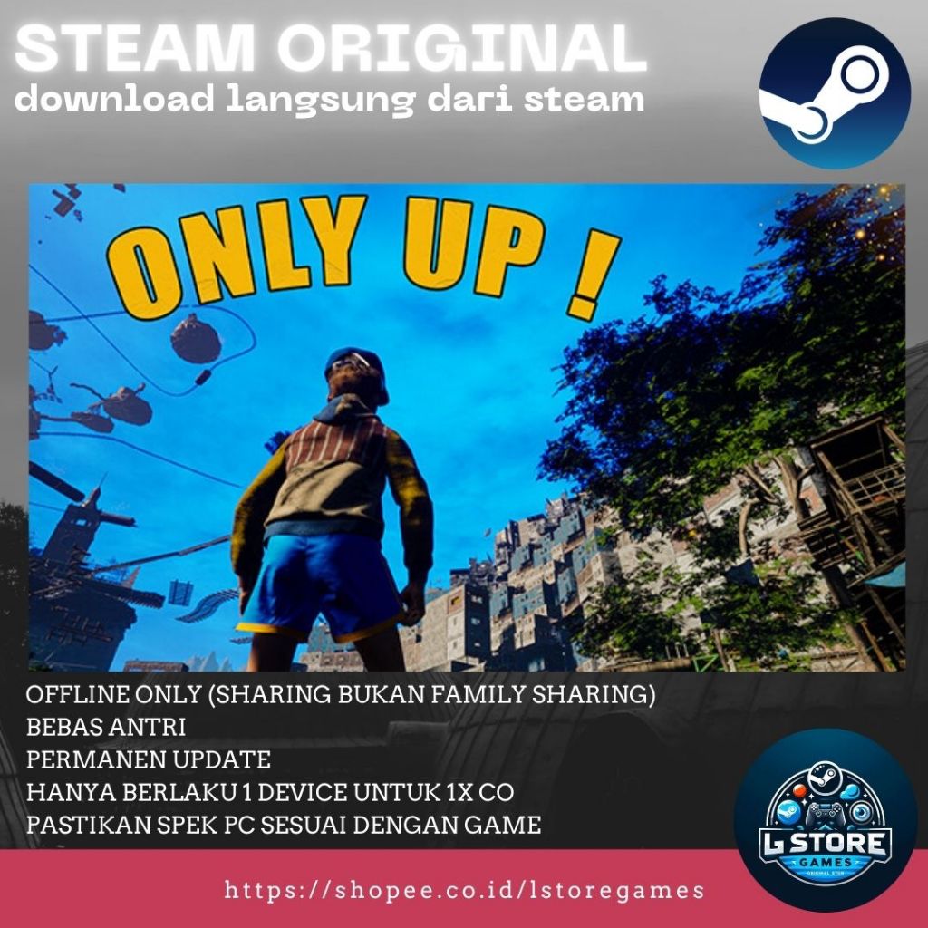 Jual Only Up! PC Sharing Original Offline | Shopee Indonesia