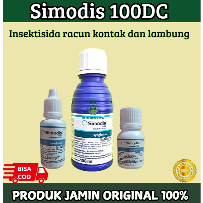 Jual SIMODIS 100DC INSEKTISIDA ORIGINAL SYNGENTA KEMASAN REPACK ...