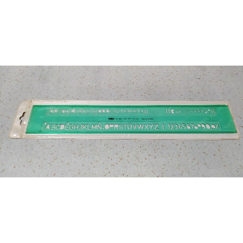 Jual Penggaris Sablon Huruf 1.0 MOR / Mal Huruf 10mm Germany | Shopee ...