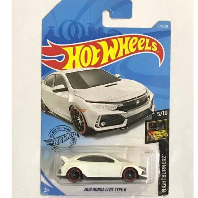 Jual HOT WHEELS - 2018 HONDA CIVIC TYPE R Wht | Shopee Indonesia