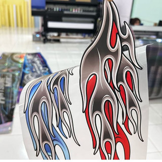 Jual STIKER API API UNIVERSAL UNTUK SEMUA JENIS MOTOR DAN HELM 1SET ...