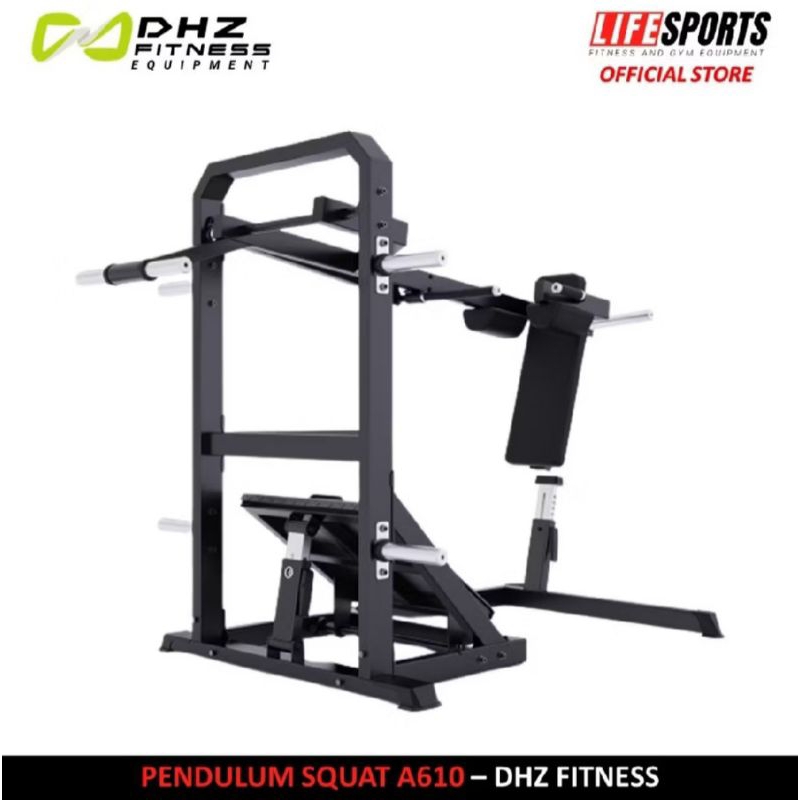 Jual Alat Fitness Gym Dhz Pendulum Squat A610 | Shopee Indonesia