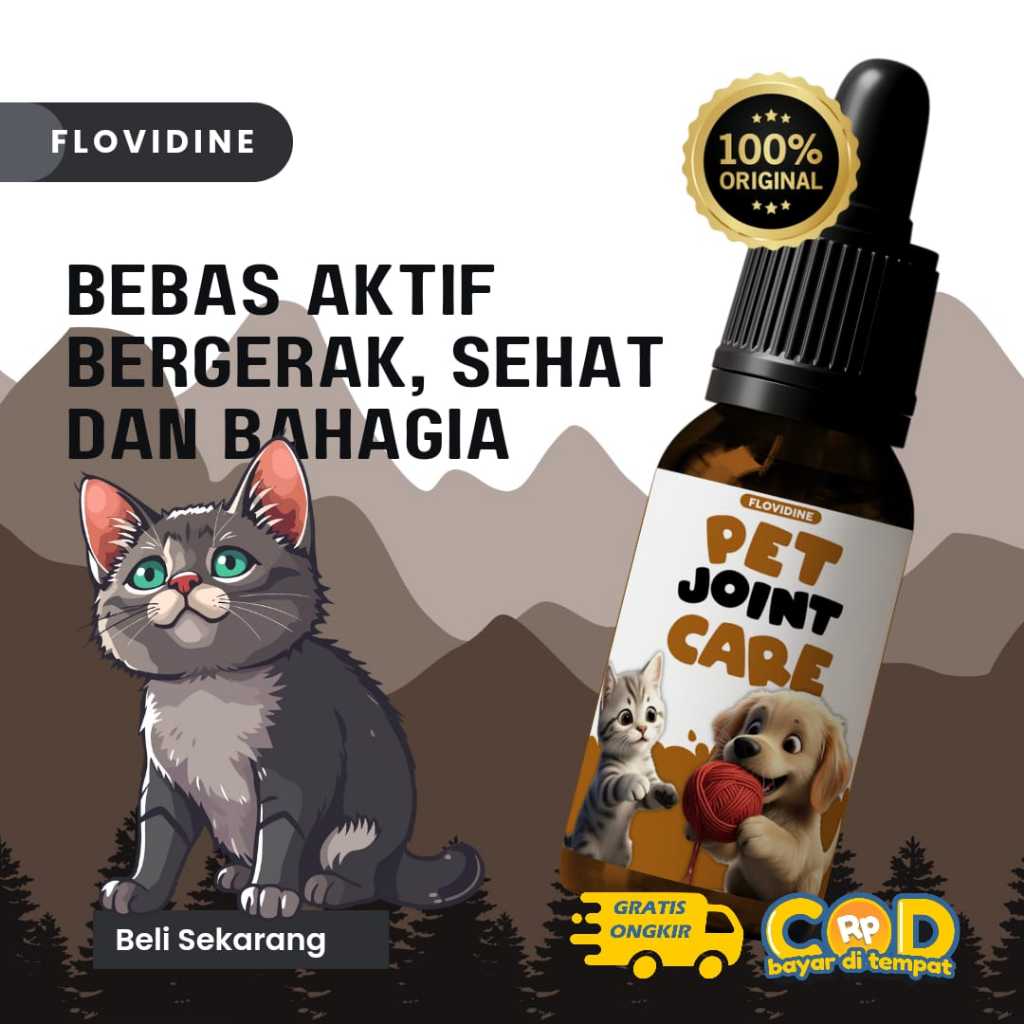 Jual Obat Radang Nyeri pada Sendi Kucing & Anjing Pet Joint Care ...