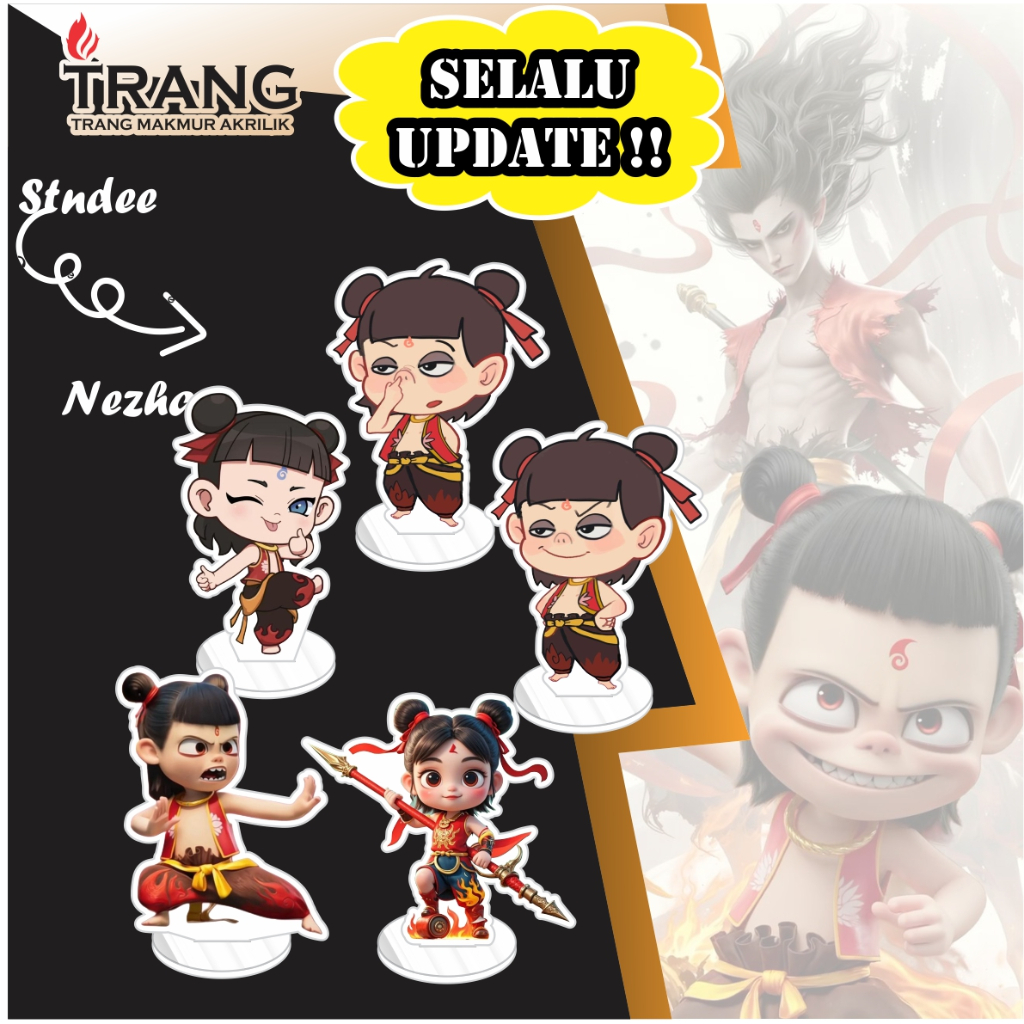 Jual Standee Figure Akrilik Nezha / Standing Action figure Acrylic ...