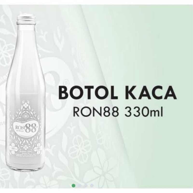 Jual Ron 88 Glass mineral water 330ml x 12botol | Shopee Indonesia
