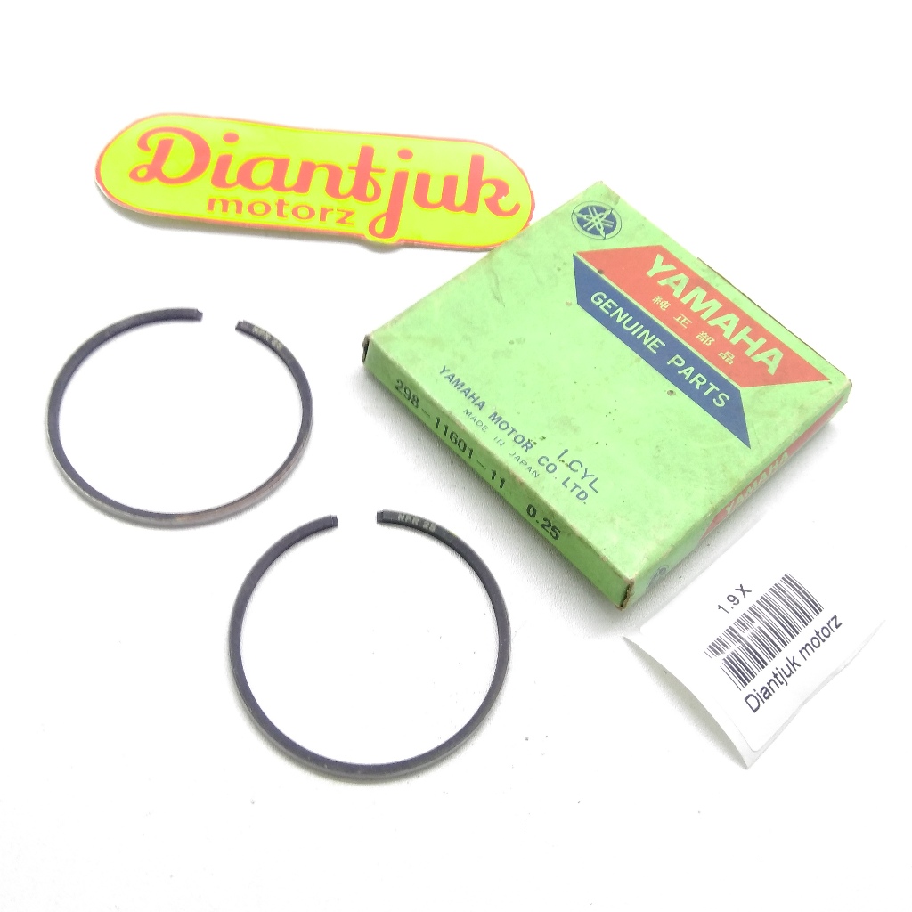 Jual Cincin Per Pir Ring Piston Seher Oversize Os 25 Yamaha V75 PW80 ...