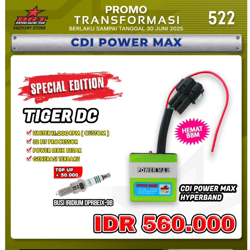 Jual promo 522 CDI POWER MAX HYPERBAND TIGER DC LIMITER 11.000 ...