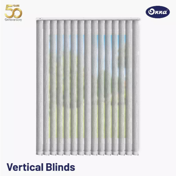 Jual ONNA Vertical Blinds | Gorden Tirai Vertikal Penutup Jendela (Ukuran Custom) | Shopee Indonesia