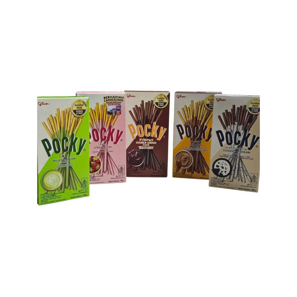 Jual Pocky Glico 47 gr / Pocky Glico 21g / Pocky Crushed Fruit 38g ...