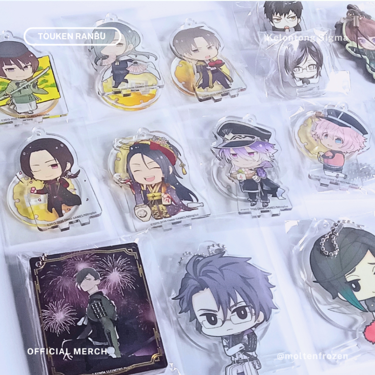 Jual Touken Ranbu Merch Akrilik Standee Keychain Pin UPDATED OFFICIAL ...