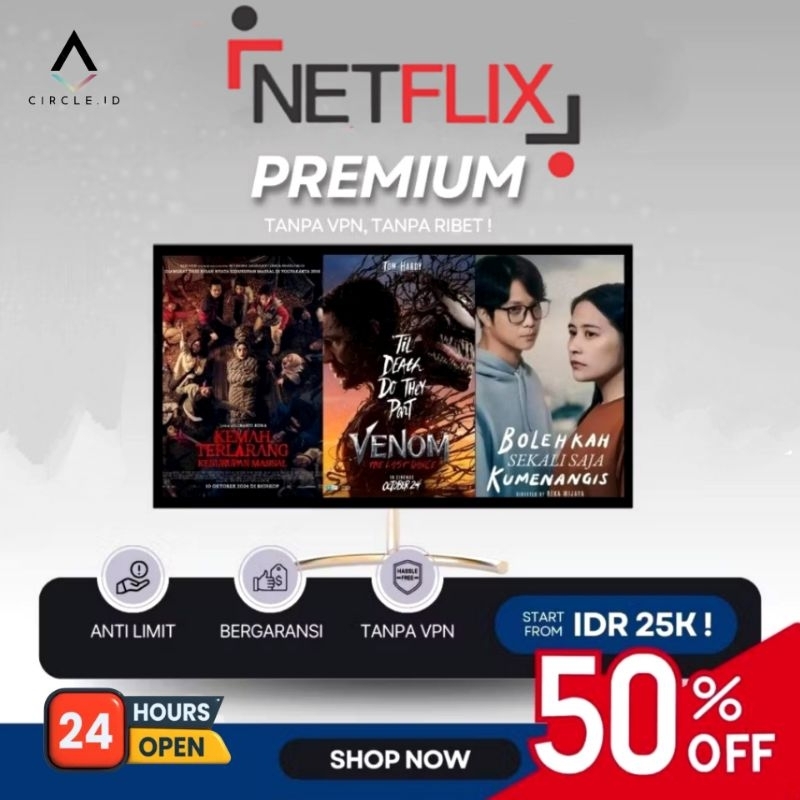 Jual NETFLIXX PREMIUM RESMI 4K | Shopee Indonesia