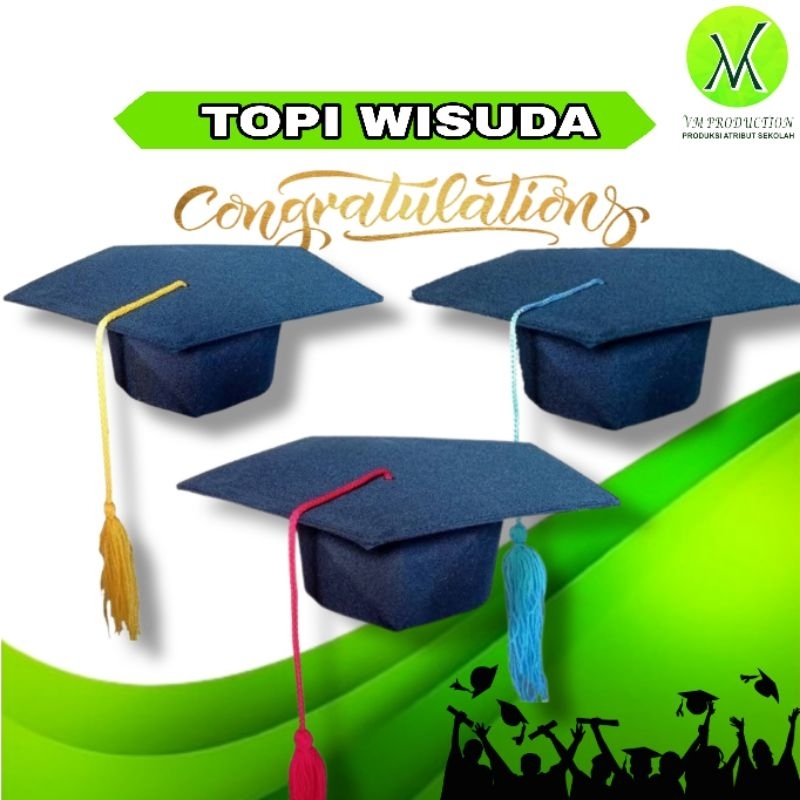 Jual Topi Wisuda | Topi Toga Wisuda | Toga | Shopee Indonesia