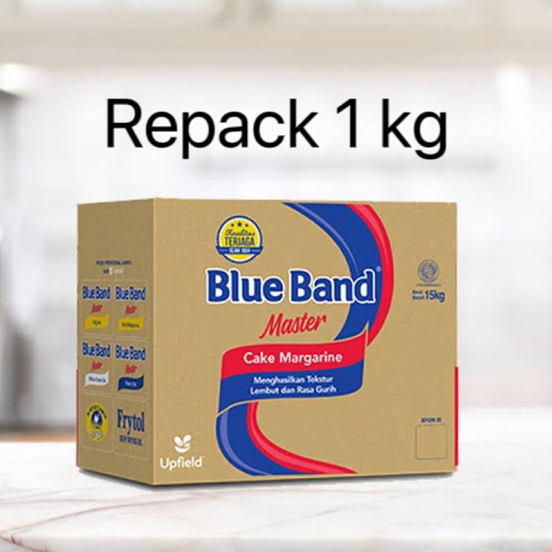 Jual Blue Band Master Cake Margarine Repack 1 kg | Shopee Indonesia