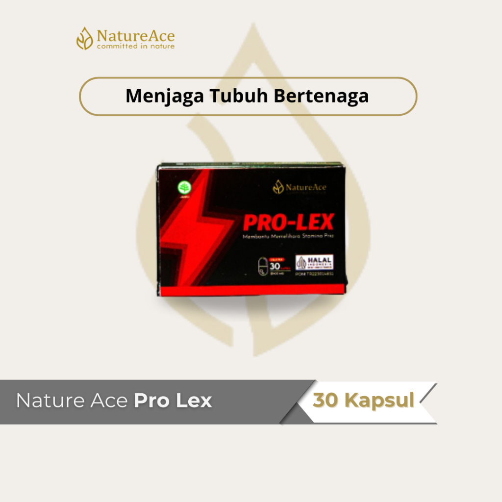 Jual Obat Prolex Menjaga Tubuh tetap Bertenaga isi 30 Kapsul Nature Ace ...