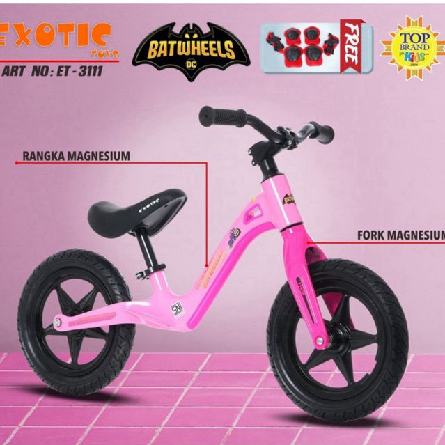 Jual PROMO Sepeda Anak Balance Bike Exotic Ban Pompa (Sepeda ...
