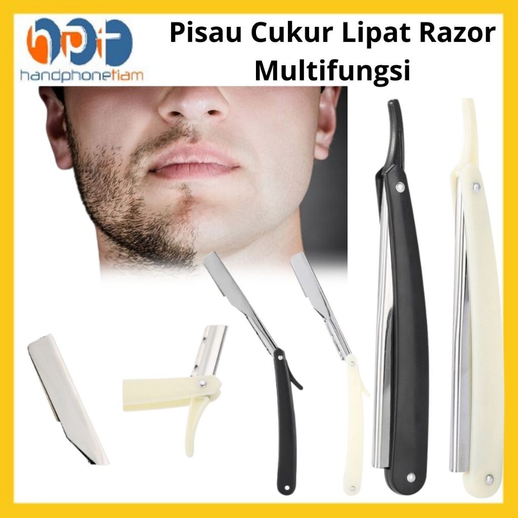 Jual HANDPHONETIAM Pisau Cukur Lipat Alat Cukur Rambut Kumis Jenggot ...