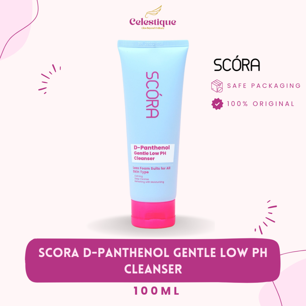 Jual SCORA D Panthenol Gentle Low PH Cleanser 100 ML | Meredakan Kulit ...