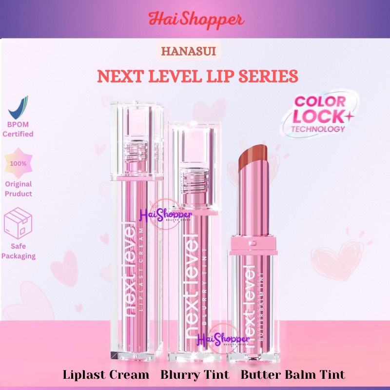 Jual HANASUI Next Level Liplast Cream - Hanasui Next Level Blurry Tint ...