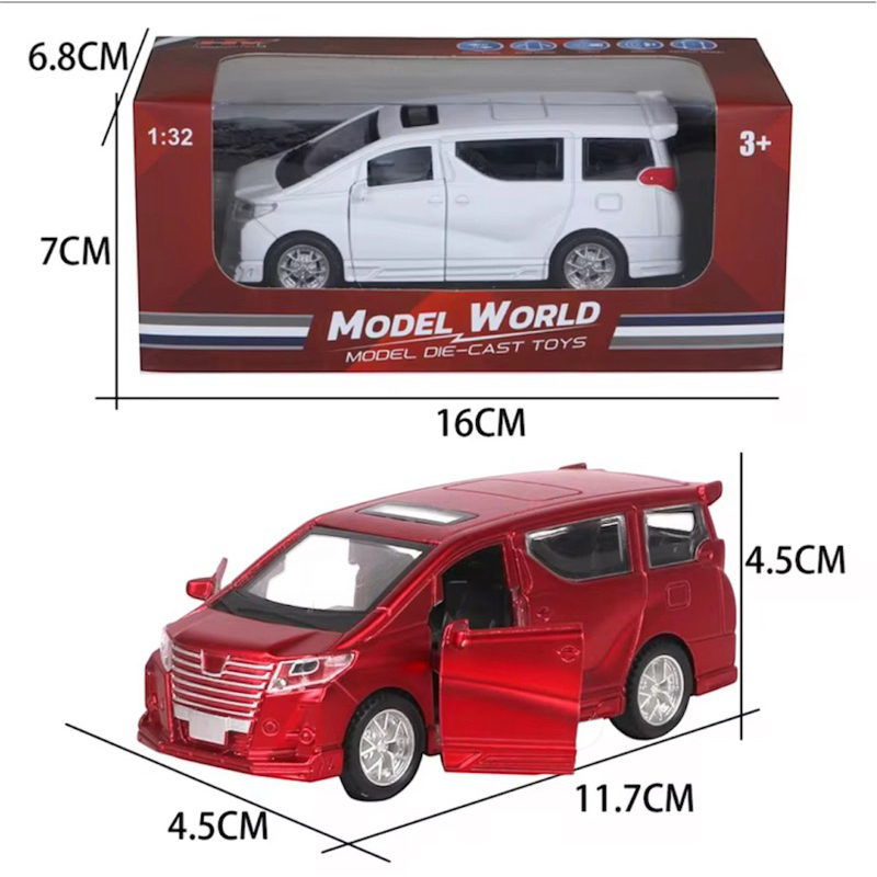Jual MODEL WORLD Model Die-Cast Toys Mainan Anak Mobil Besi Alphard ...