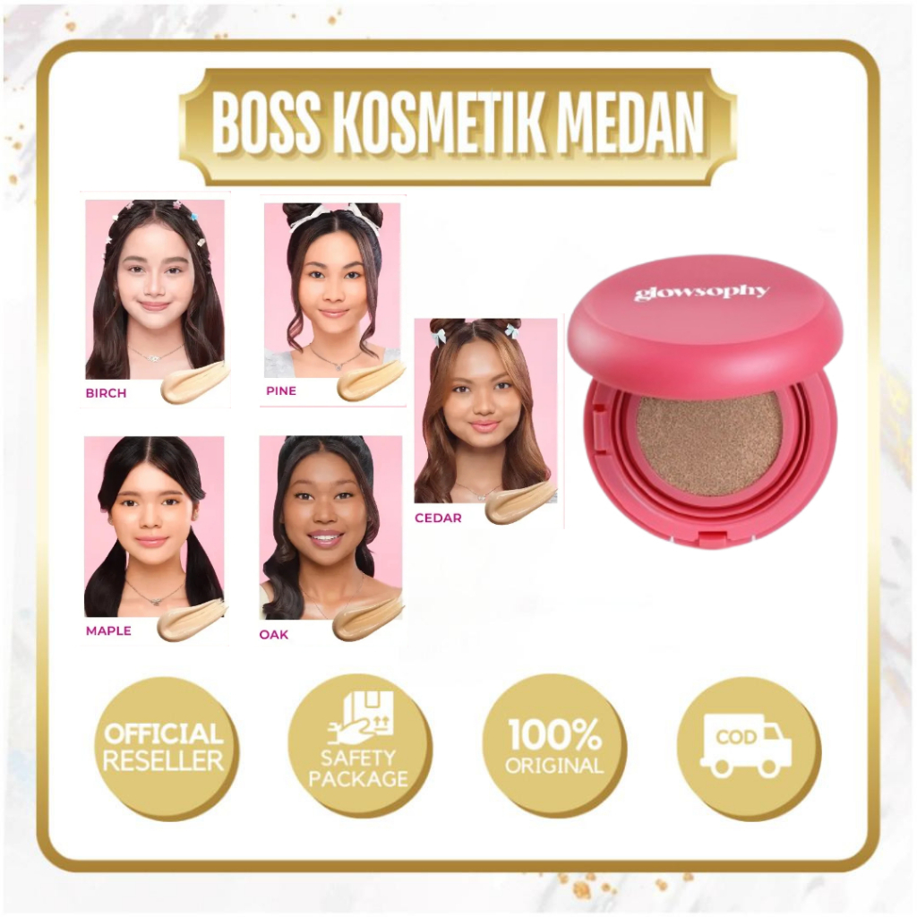 Jual Glowsophy Cover Fit Serum Cushion Long Lasting 11g | Shopee Indonesia