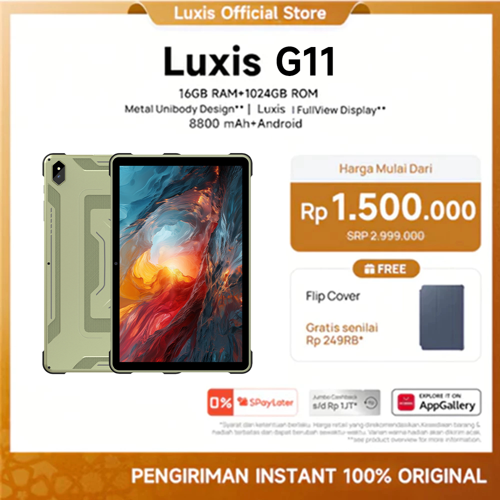 Jual Luxis Tablet G11 (8GB+32GB)101inch"lPS Screen Tablet Android 13 ...