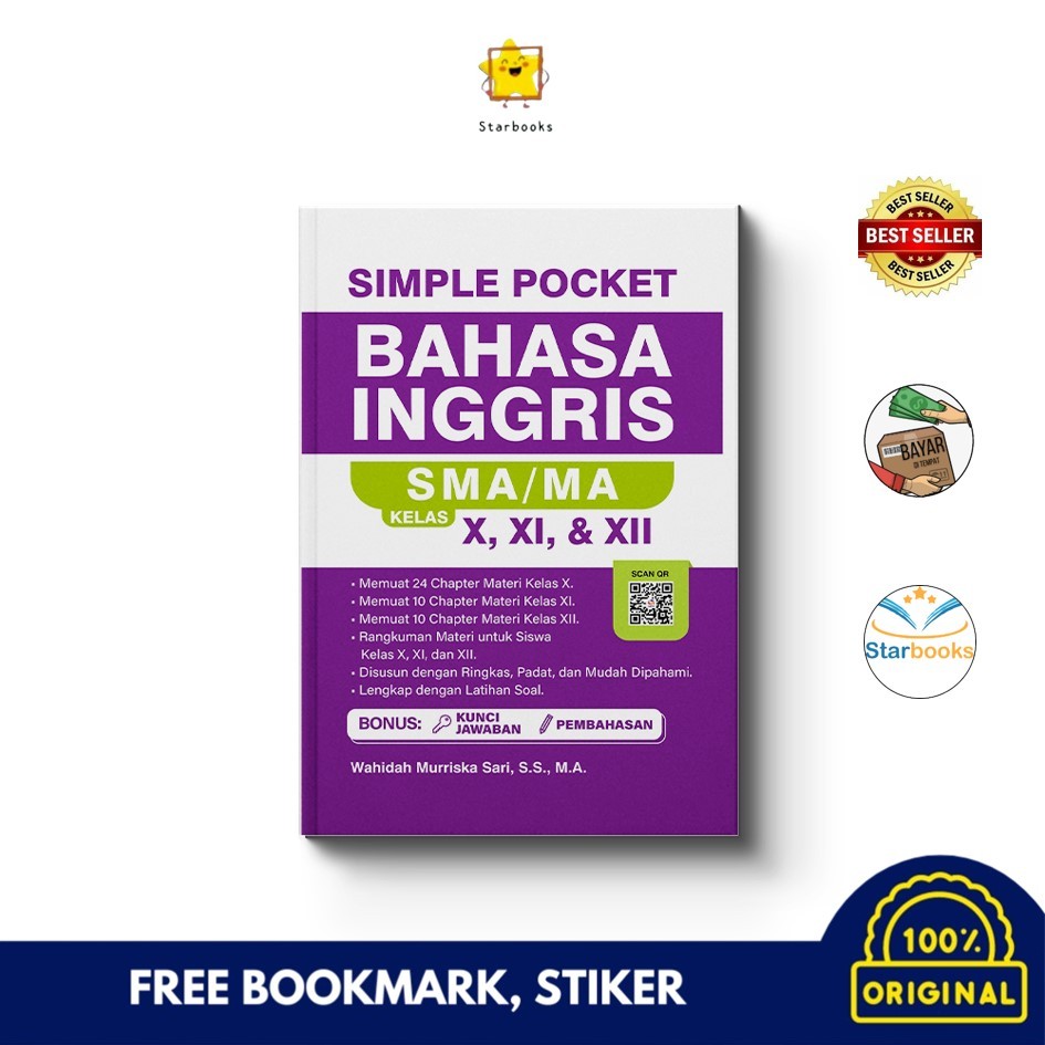 Jual Buku Simple Pocket Bahasa Inggris SMA / MA Kelas X, XI, & XII - Terang Sejati (Pendidikan ...