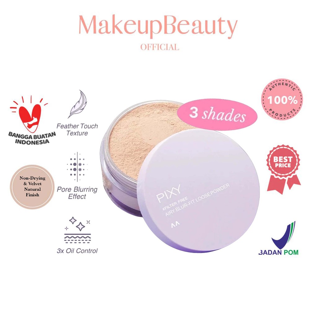 Jual PIXY #Filter_Free Airy Blur - Fit Loose Powder | Shopee Indonesia