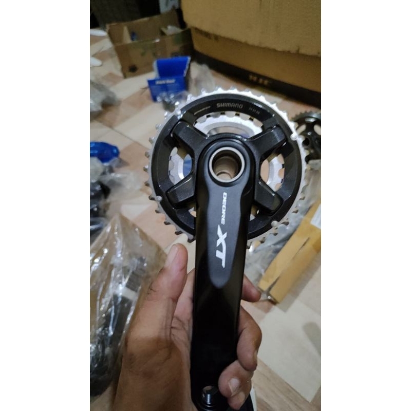 Jual Crank Set Shimano XT FC-M8000 2x Race 34/24 Tooth Arm 170mm | Shopee Indonesia