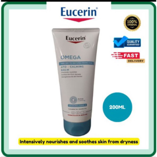 Jual Eucerin omega balm/ato calming balm 200 ml/omega plus 100 ml ...