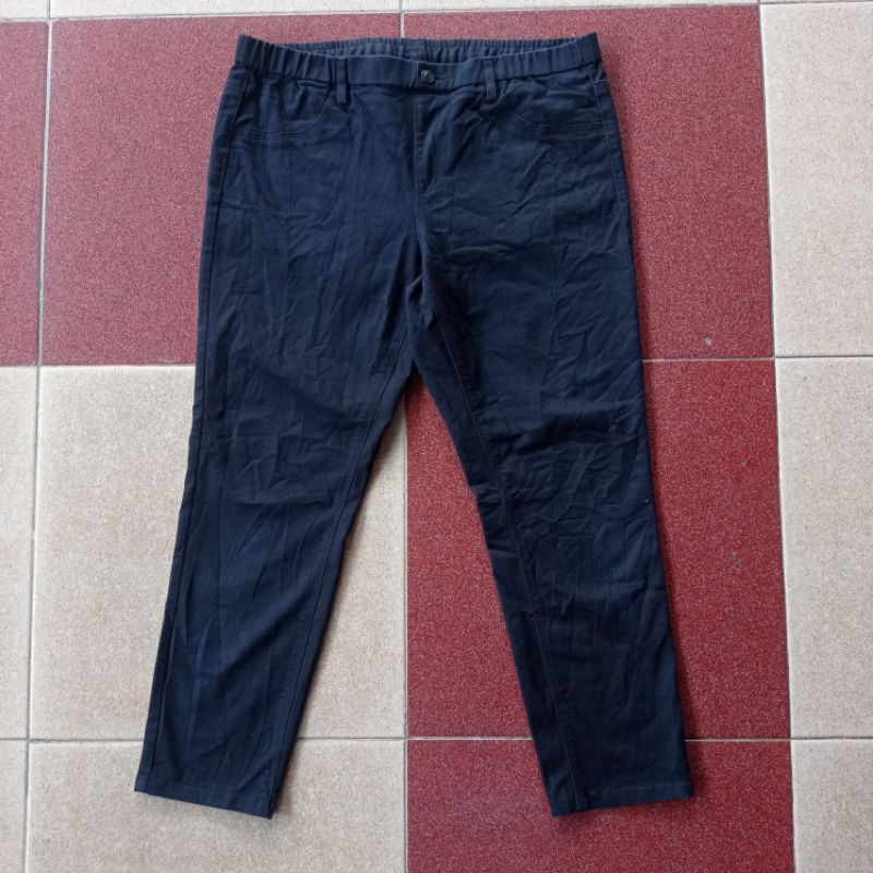 Jual celana panjang UNIQLO XL hitam | Shopee Indonesia